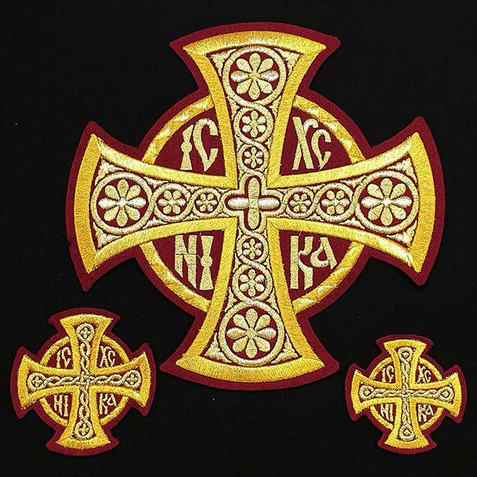 EMBROIDERED SET OF CROSSES FOR DEACON VESTMENT (OSTROG) • buy | for ...